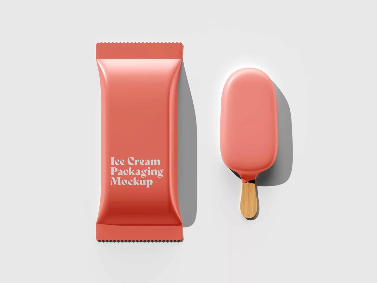 Ice Cream Mockup | The Free Mockup