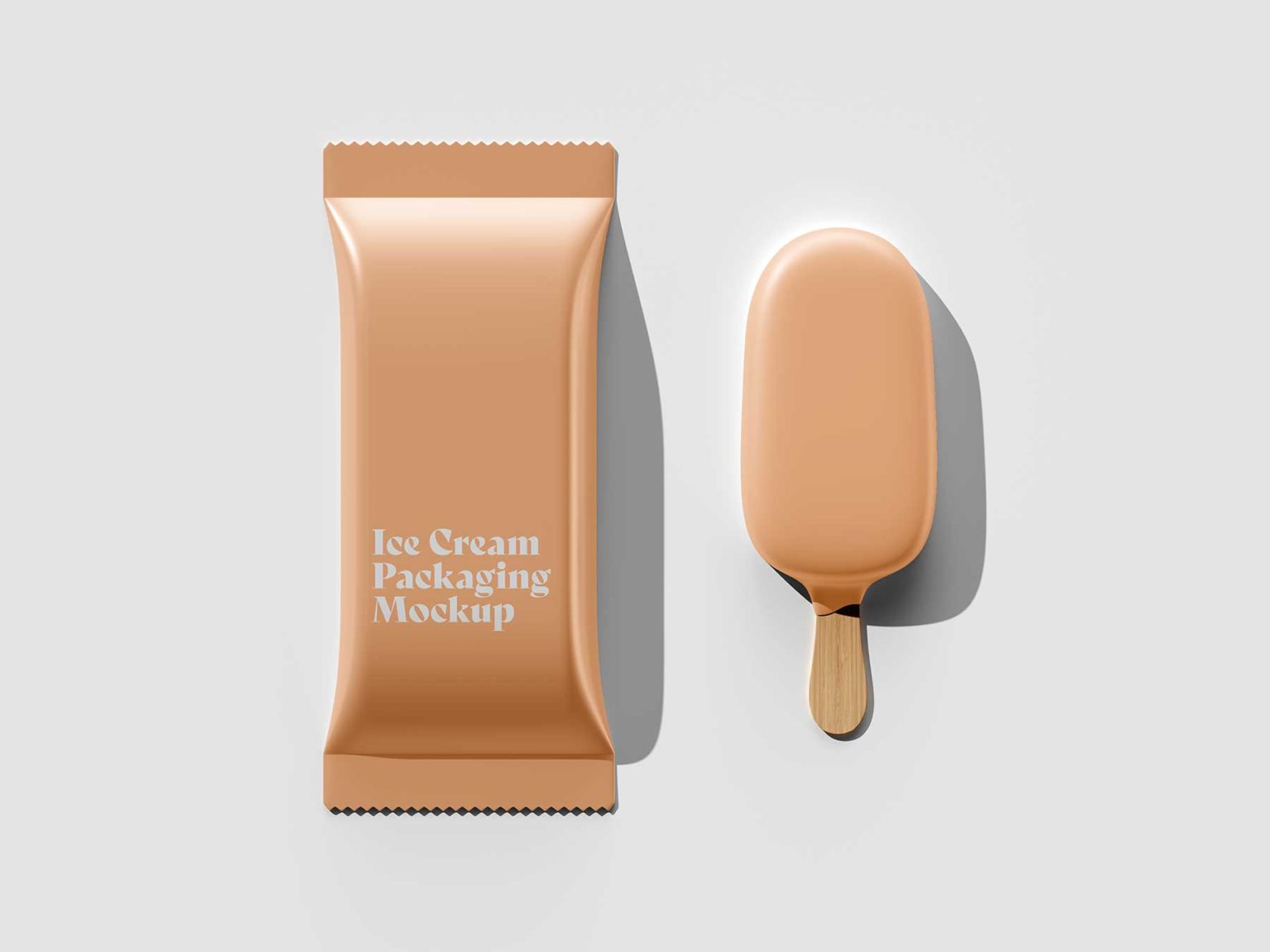 Ice Cream Packaging Mockup | Free Mockup