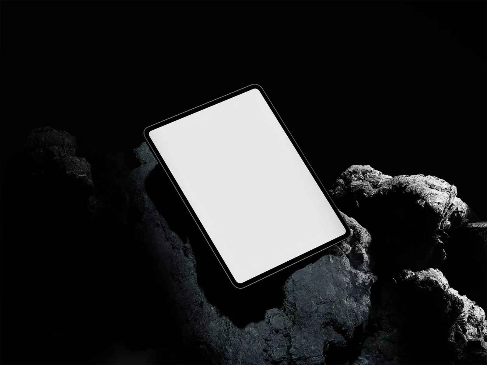 iPad Mockup Dark Scene | The Free Mockup