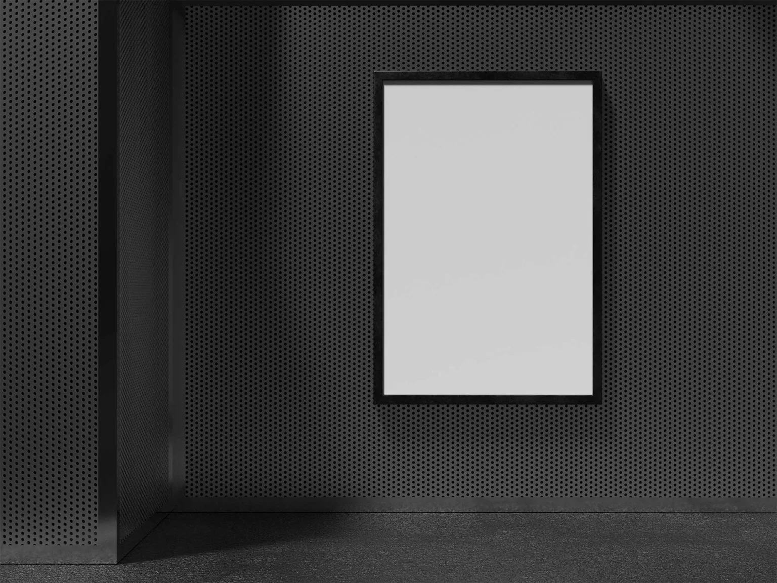 City Light Poster Mockup | The Free Mockup