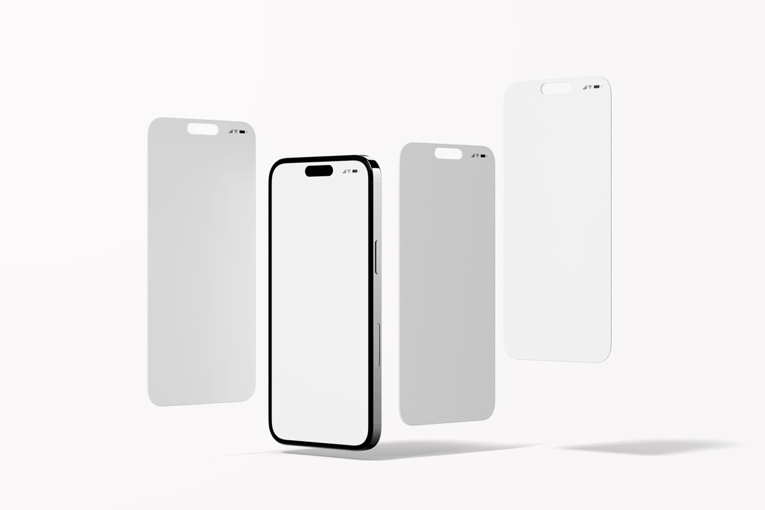Multi-Screen Smartphone Mockup | Free Mockup