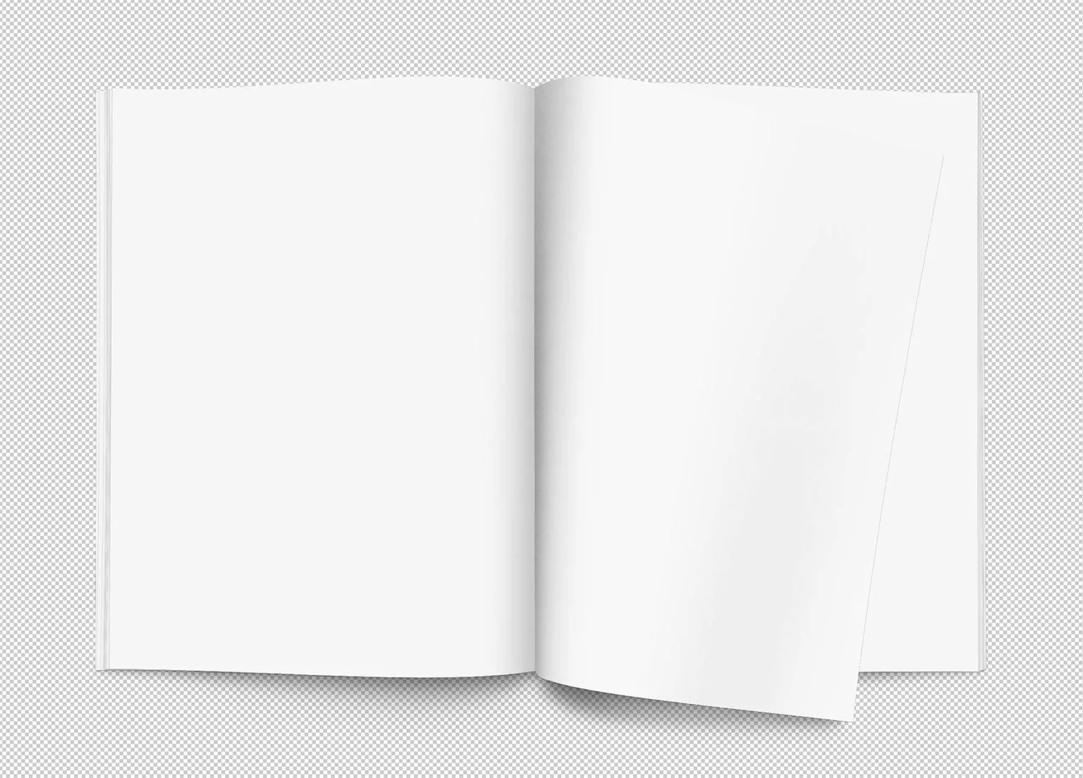 Open Magazine Mockup | The Free Mockup