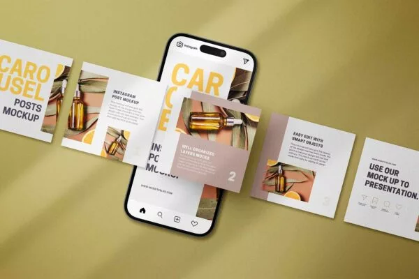 Carousel Instagram Post Mockup | The Free Mockup