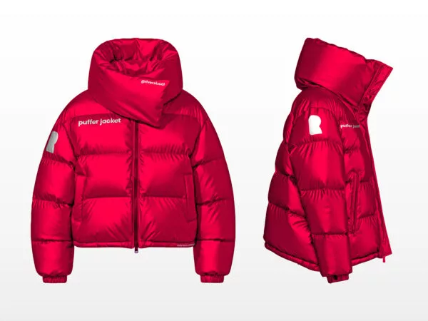 Puffer Jacket Mockup | The Free Mockup