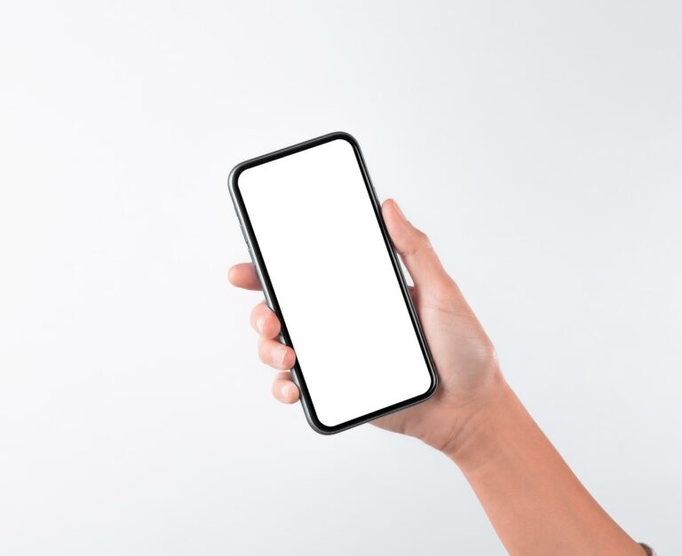 Hand Holding Phone Mockup | Free Mockup