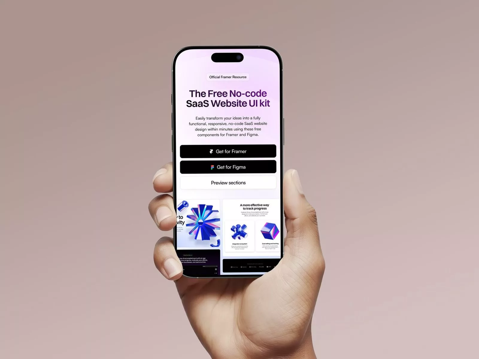iPhone in Hand App Mockup | The Free Mockup iPhone in Hand App Mockup | The Free Mockup