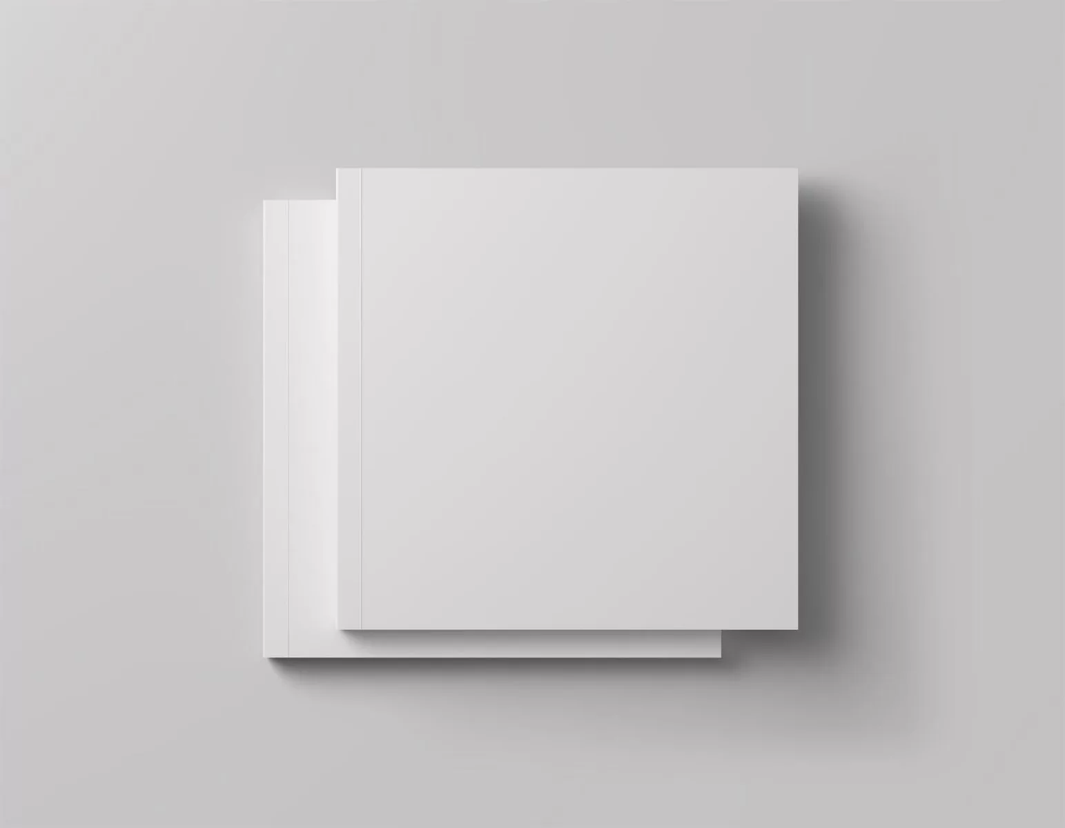 Square Magazine Cover Free Mockup | The Free Mockup