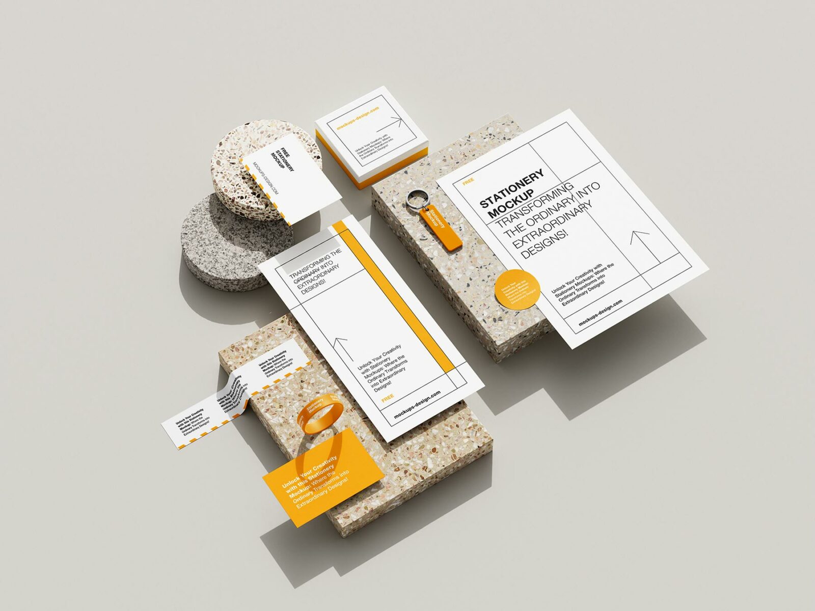 Free letterhead mockup | The Free Mockup