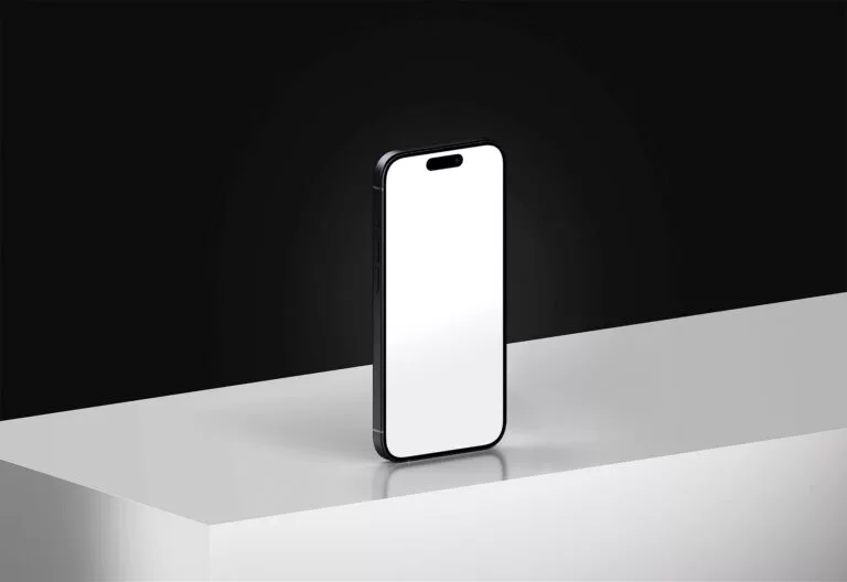 iPhone Screen Mockup (PSD) | Free Mockup