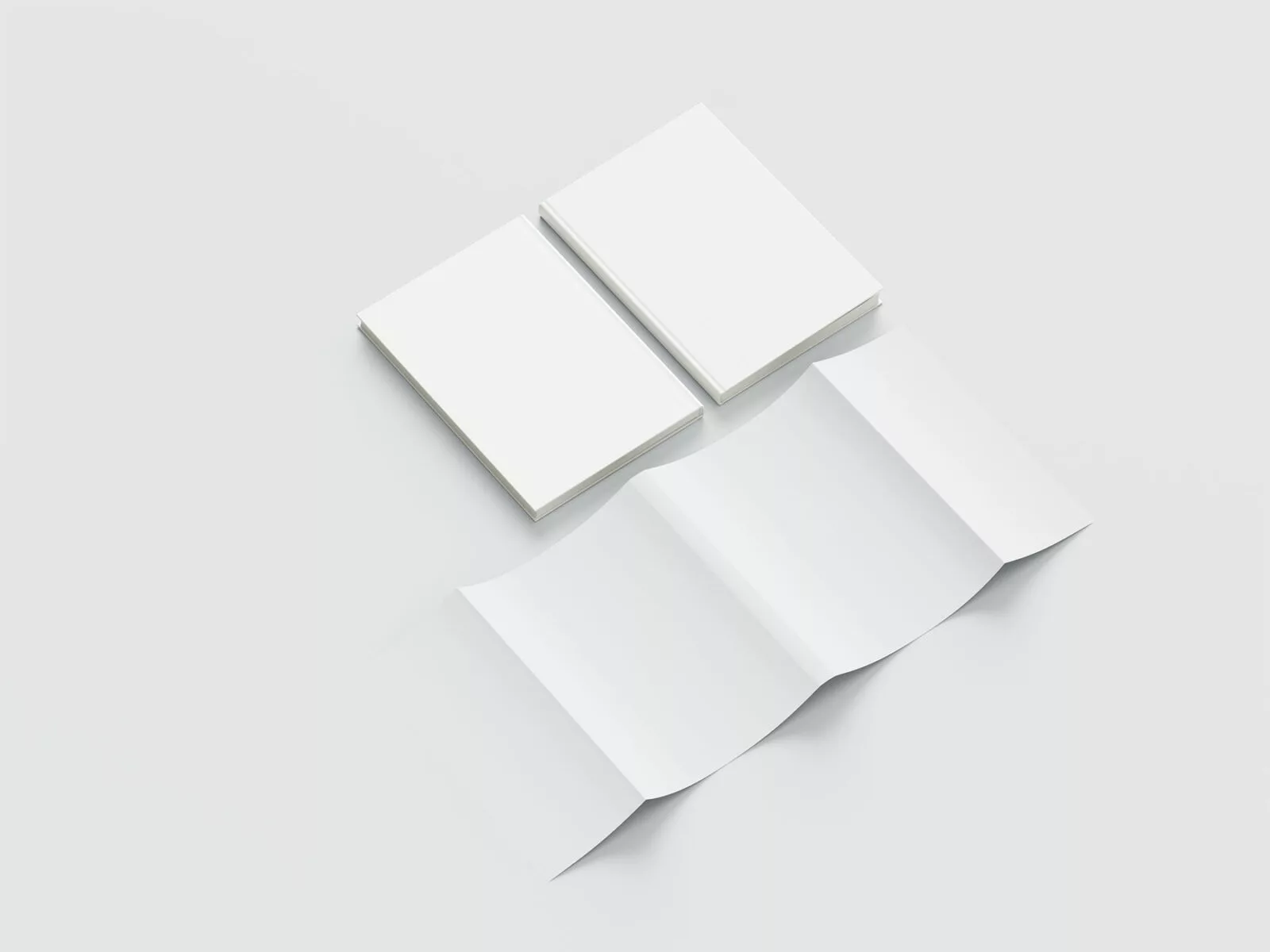 Book with Dust Jacket Mockups | The Free Mockup