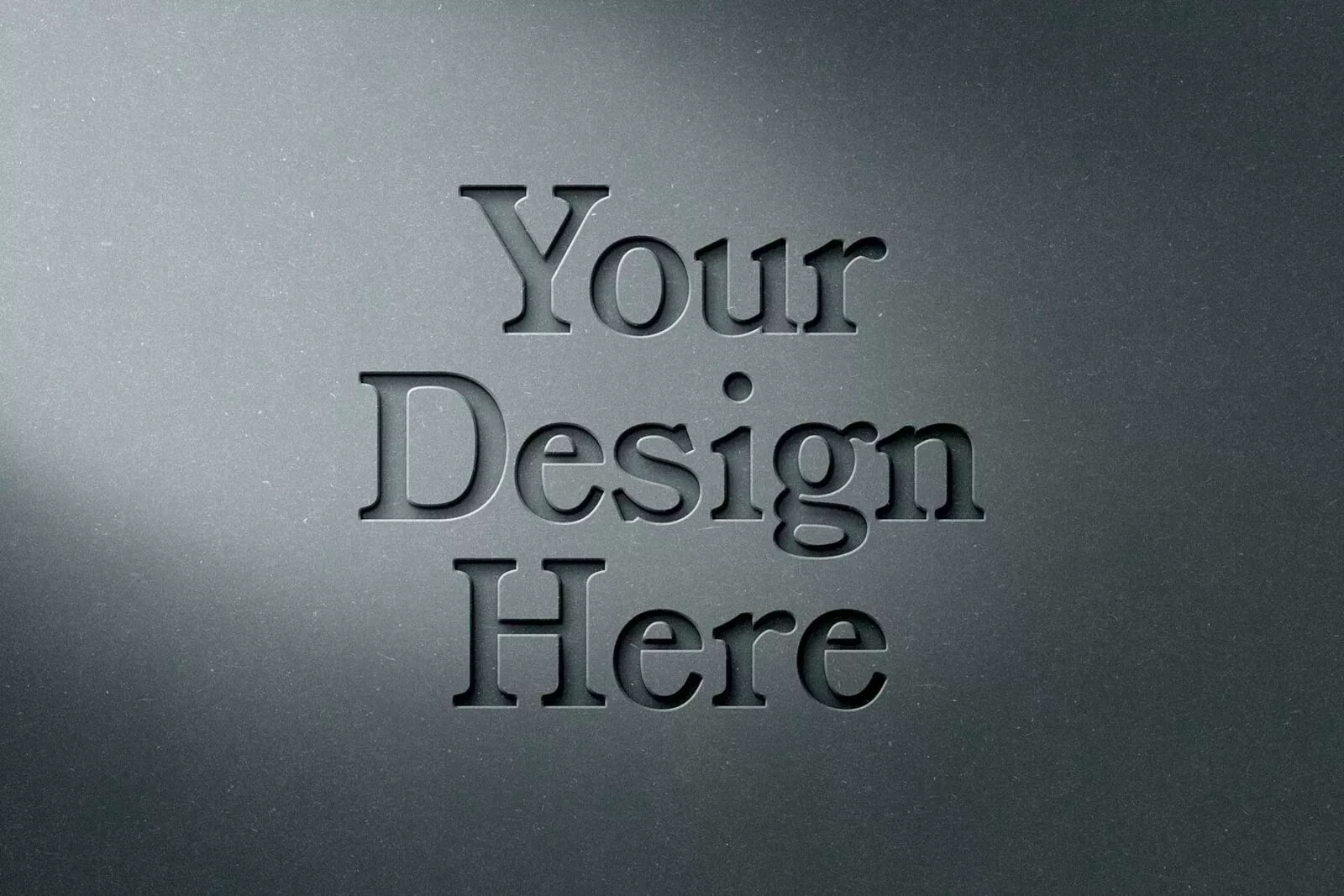 Cut-Out Paper Logo Mockup | Free Mockup