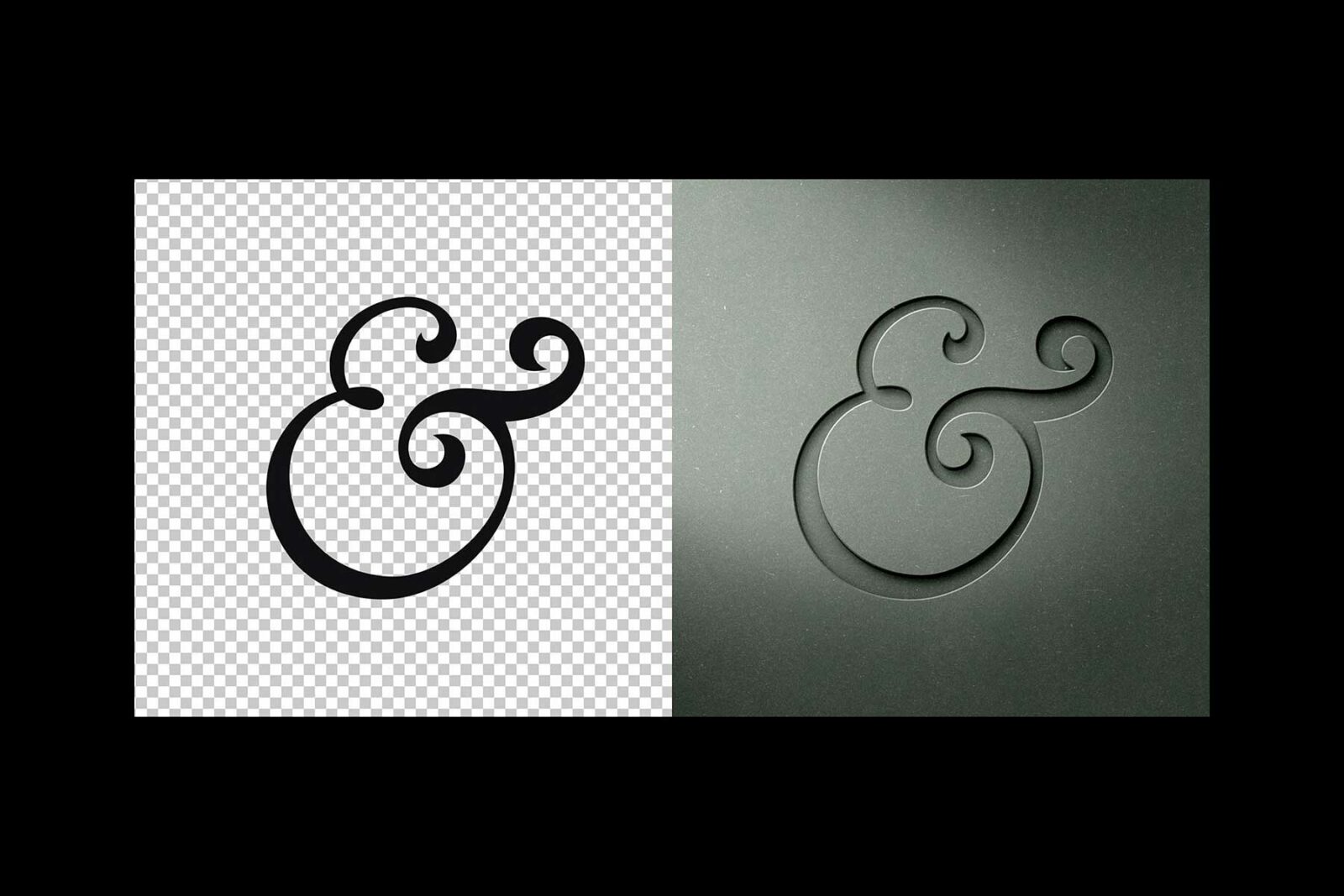 Cut-Out Paper Logo Mockup