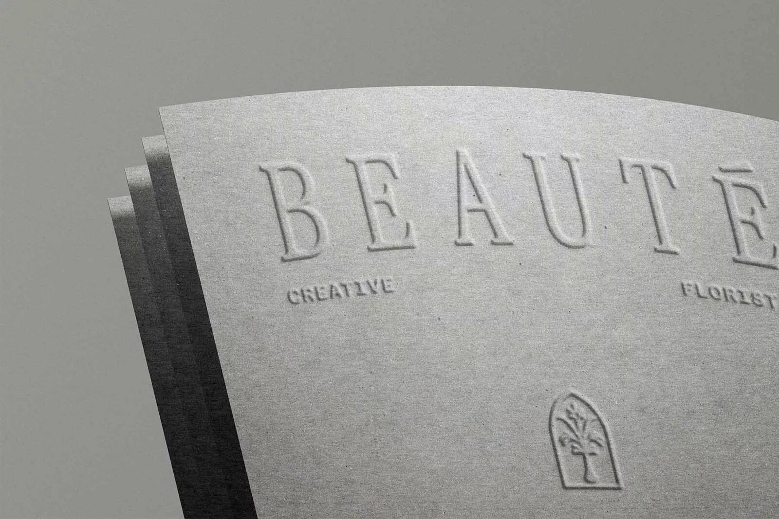 Logo Design Mockup on Paper – Embossed, Gold Foil, Regular | The Free ...