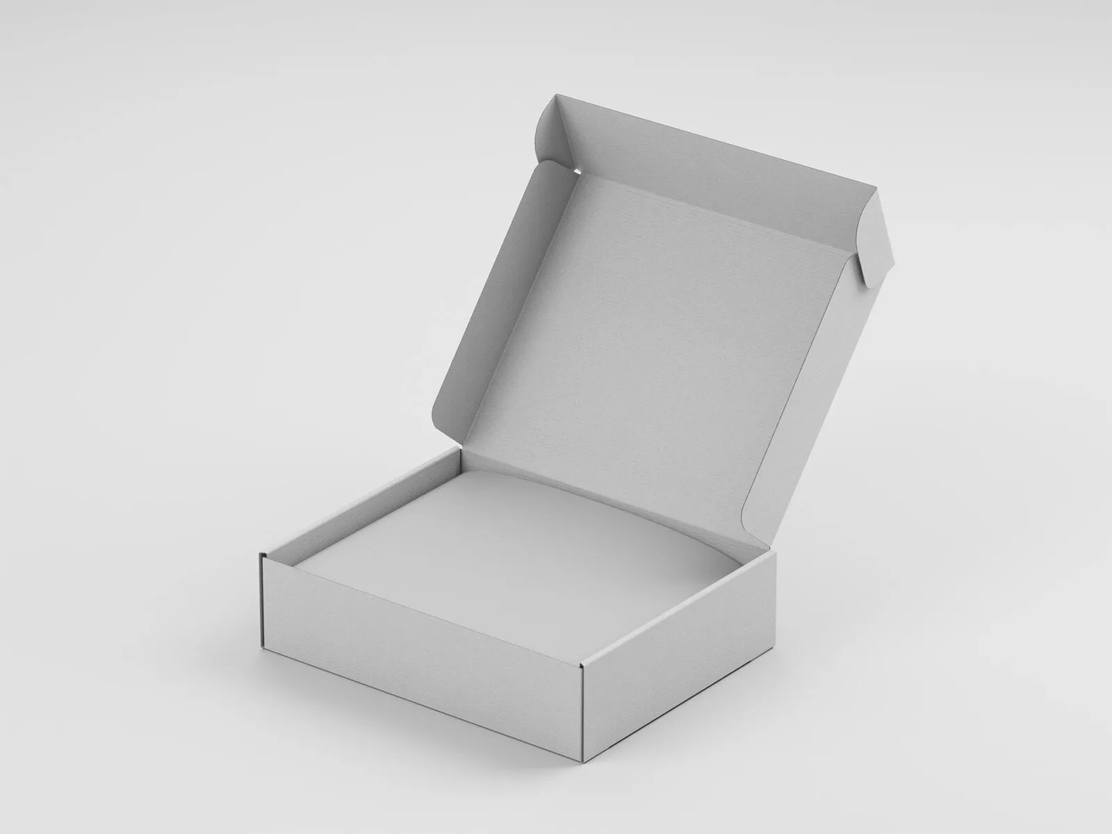 Mailer Box Mockup Set (4 PSDs) | The Free Mockup