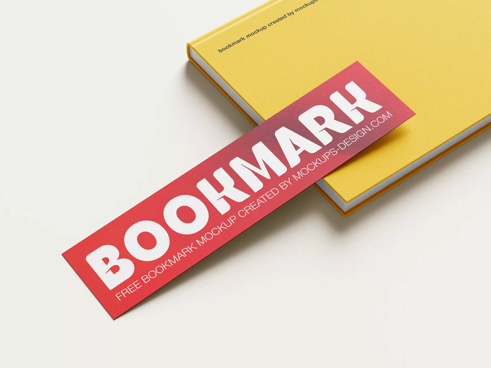 Book & Bookmark Mockup Set | The Free Mockup