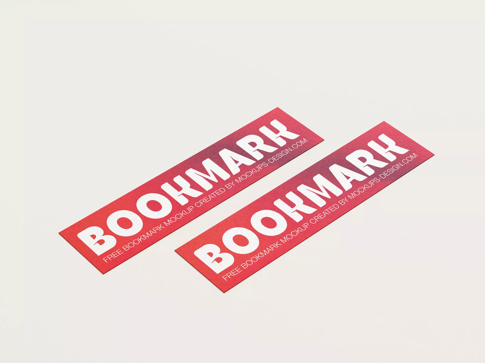 Book & Bookmark Mockup Set | The Free Mockup