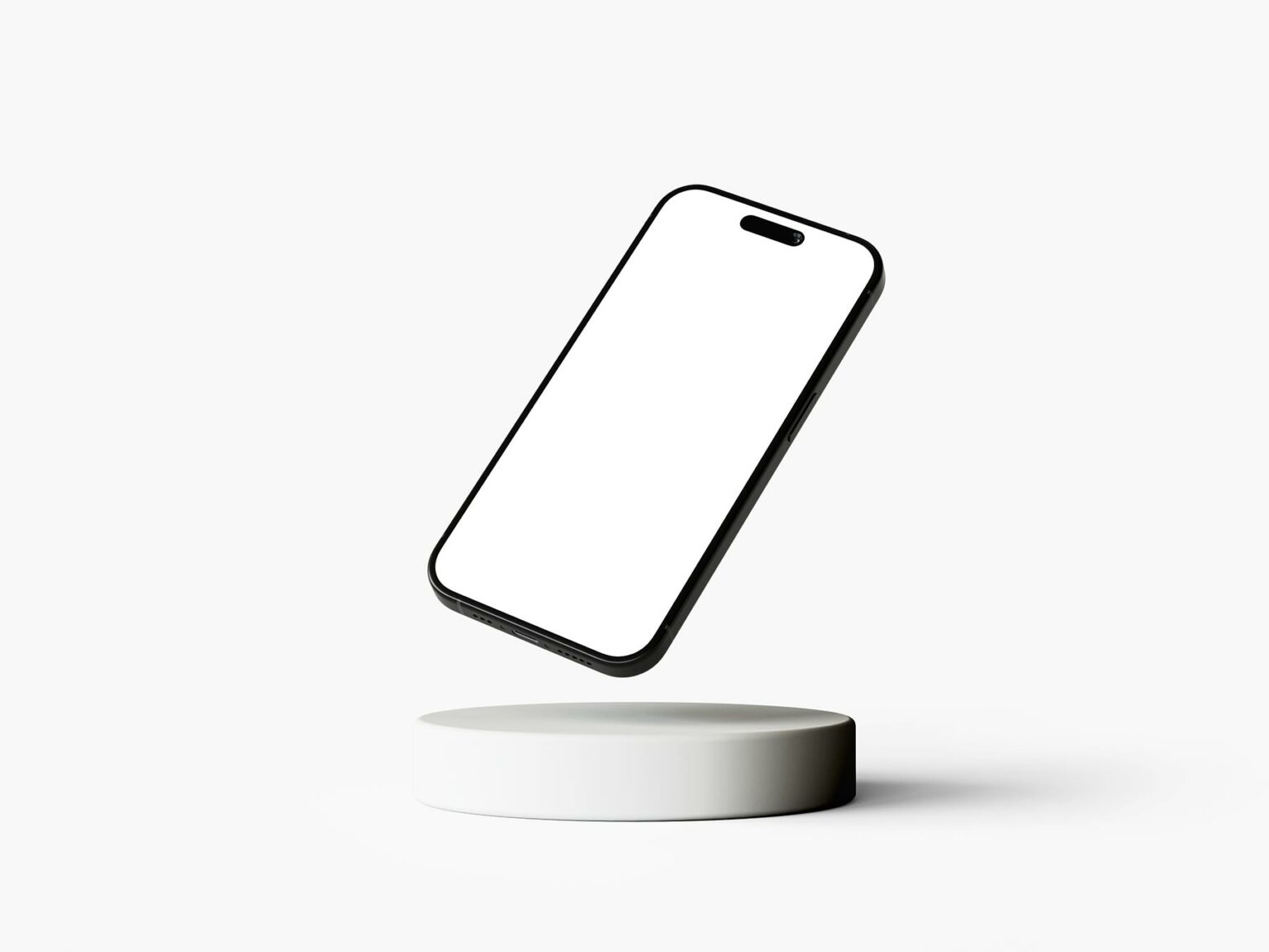 iPhone Screen Mockup – PSD Template | Free Mockup