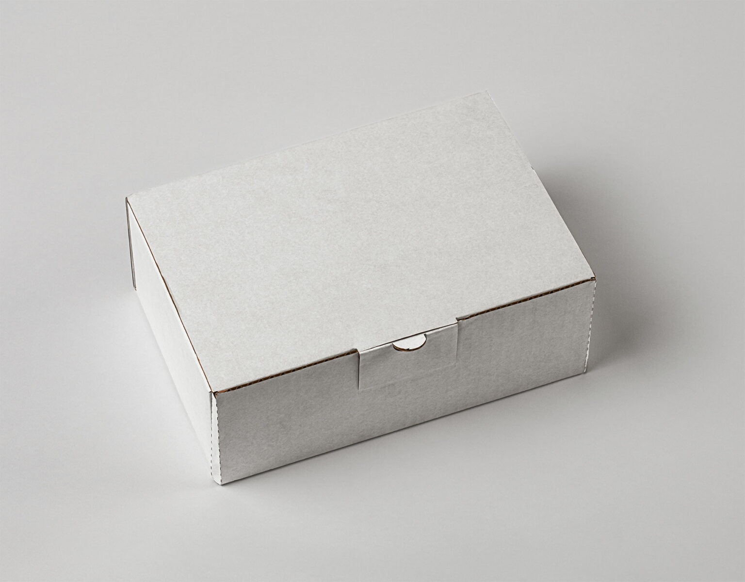 Mail Packaging Cardboard Box Mockup | Free Mockup