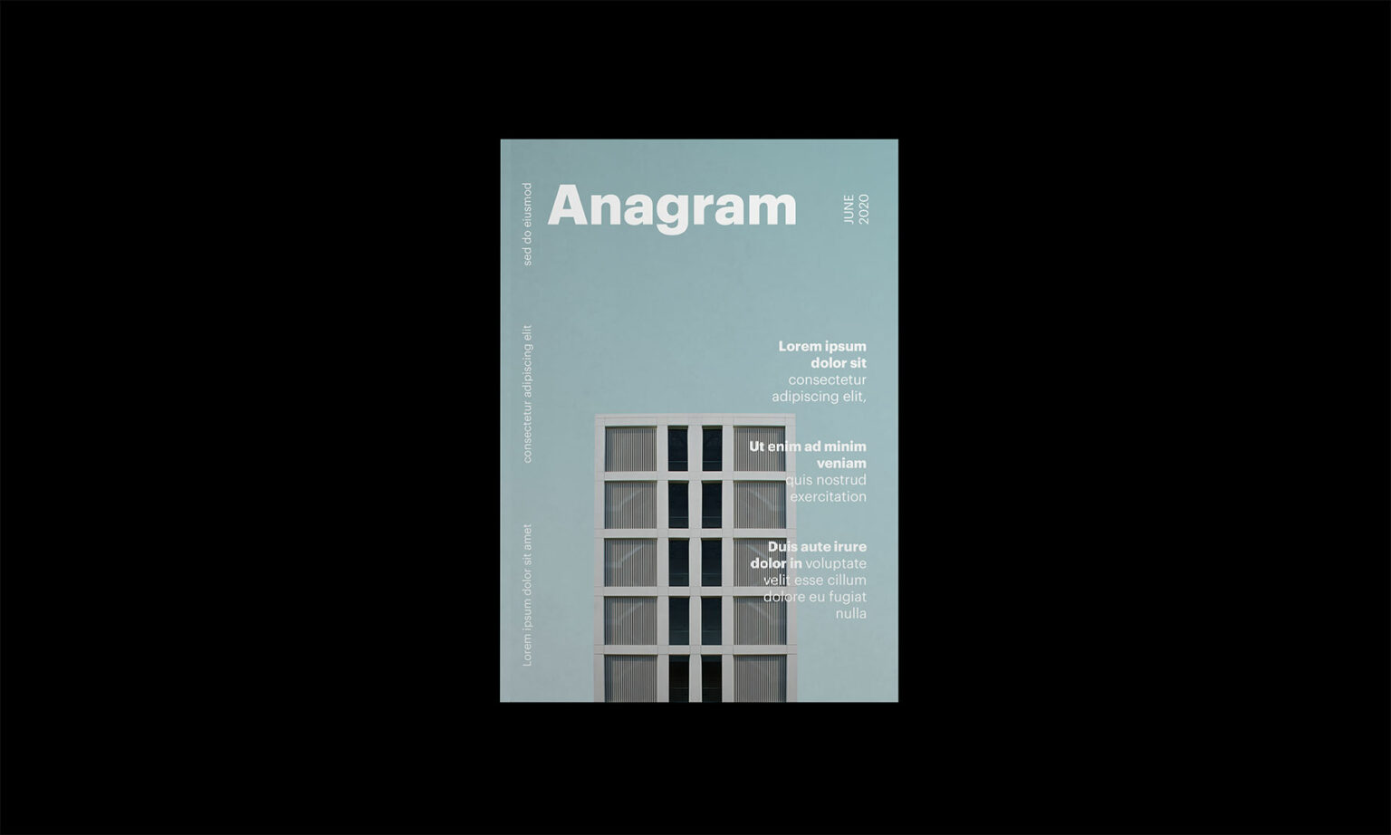 Minimalist Magazine Cover Mockup